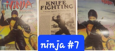 Ninja Magazine #7 whirling Death Ninja Methods Poster Master STEPHEN k ...