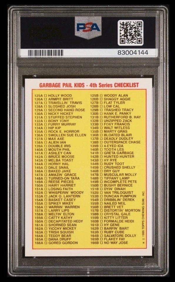 1986 topps garbage pail kids #138 alien ian / mars attacks GPK ...