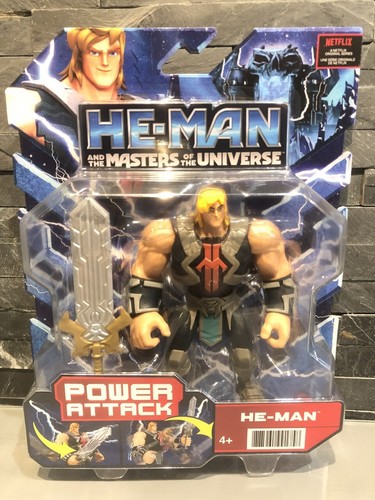 Figurine He-Man Power Attack MATTEL - Masters of the universe Netflix ...