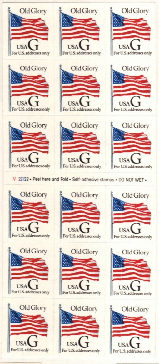 United States 32¢ Old Glory Flag G Postage Stamp #2886a MNH Full ...
