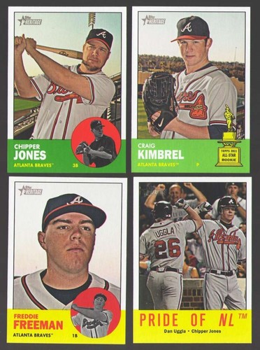 2012 Topps Heritage (1-425) - ATLANTA BRAVES Team Set | eBay