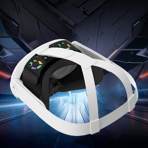 ~ VR Cooling Fan Face Cover Cool Mask Rechargeable for Meta Quest 3 VR ...