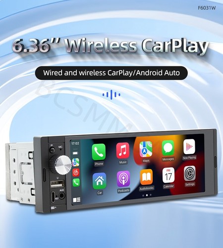 Touch Screen Car MP5 Player Stereo Radio Carplay Android Auto BT FM USB ...