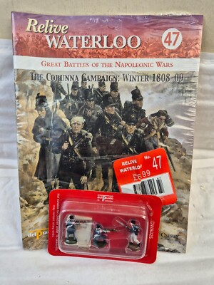 ISSUE 47 DEL PRADO RELIVE WATERLOO SET OF 3 PAINTED LEAD SOLDIERS ...