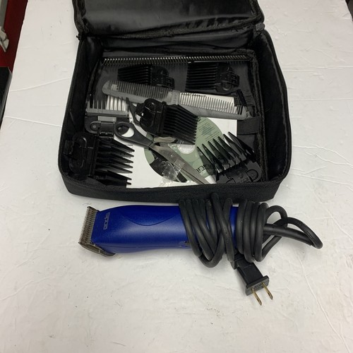 Andis MBG2 EasyClip Pro Pet Grooming Clippers W/ #10 Blade Case & 6 ...
