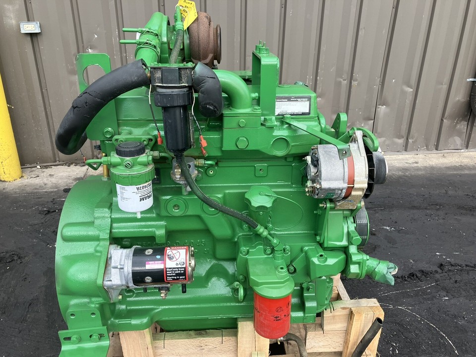 GOVERNMENT SURPLUS JOHN DEERE 4045T TURBO DIESEL ENGINE | eBay