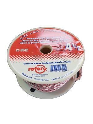 USA MADE Premium #4.5 (9/64") x 100 FT Spool Starter Pull Rope Small ...