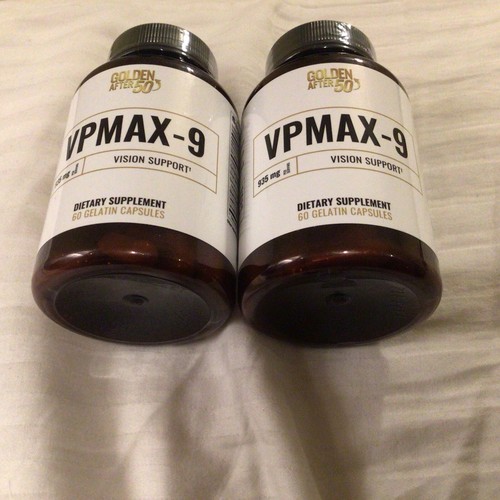 NEW LOT Of 2 GOLDEN AFTER 50 VPMAX-9 VISION SUPPORT DIETARY SUPPLEMENT | eBay