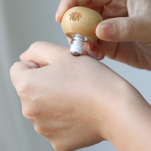 Bamboo Gourd Rolling Ball Bottle Essential Oil Perfume Liquid Container ...