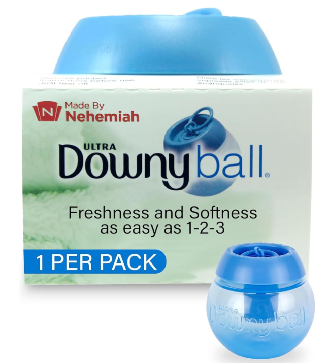 Downy Automatic Fabric Softener Ball – Release in Rinse Cycle, Single ...