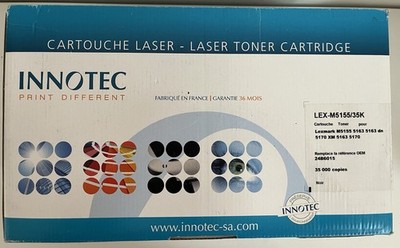 Cartouche toner Compatible Lexmark 24B6015 XM 5100 Séries 5163 M 5170 ...