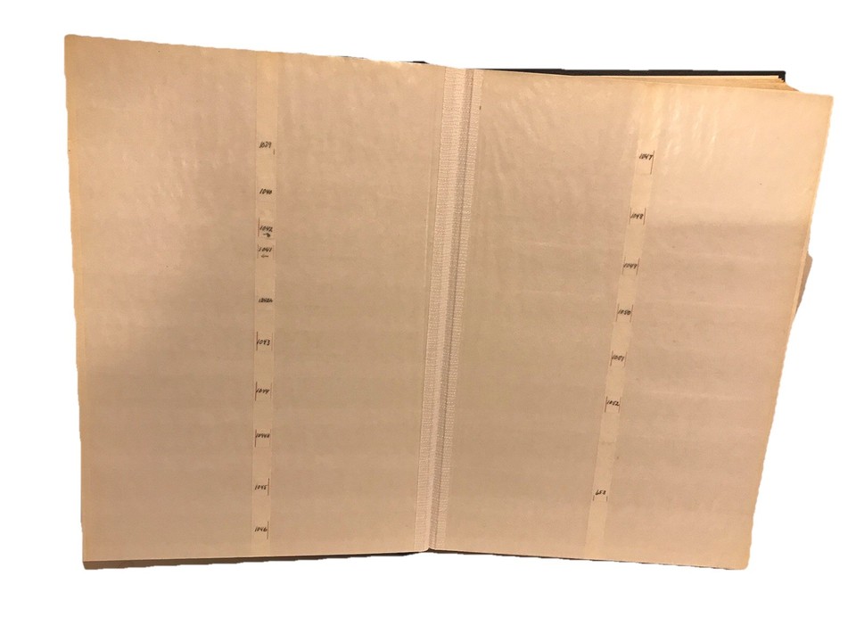 Schaubek Used Stock Book, Black 64 White Pages - Glassine Dividers ...