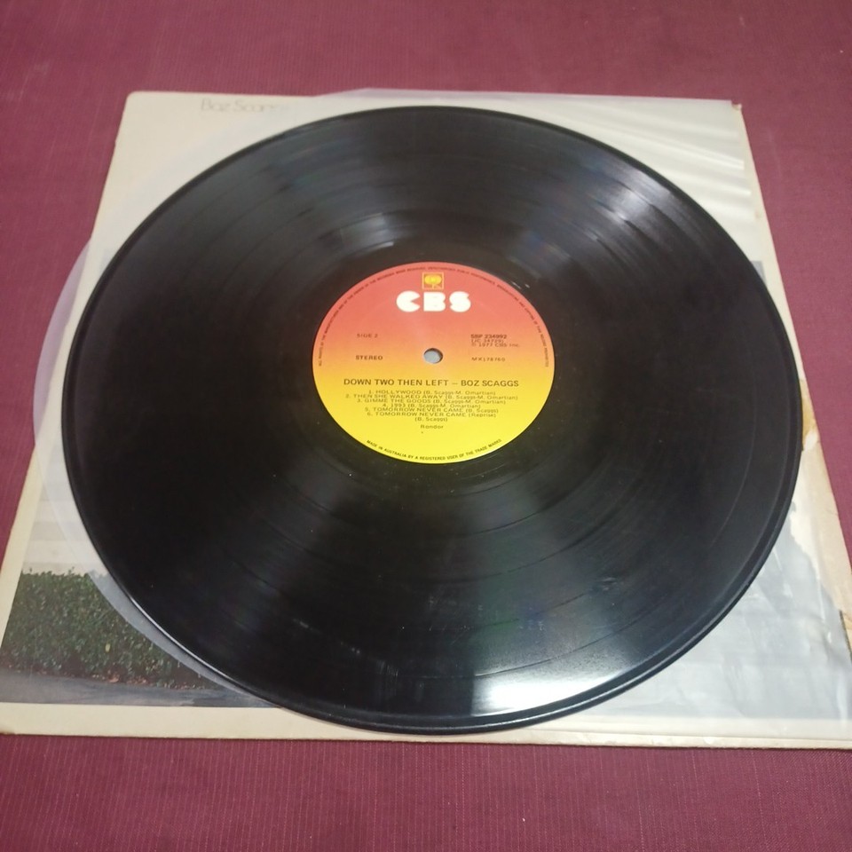 BOZ SCAGGS - Down Two Then Left (JC 34729) - 12" Vinyl Record LP | eBay