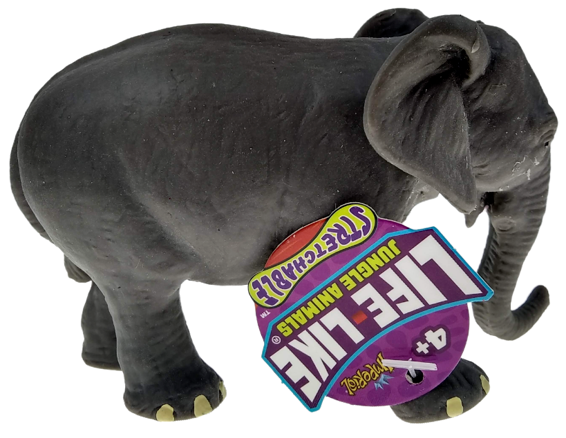 Elephant Imperial Life Like Jungle Animals Stretchable Bead Filled Ja ...