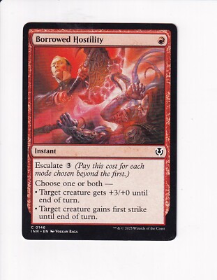 MAGIC THE GATHERING MTG INNISTRAD REMASTERED BORROWED HOSTILITY (#2) | eBay