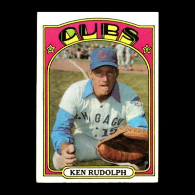 Ken Rudolph 1972 Topps Chicago Cubs #271 Nice Vintage! | eBay