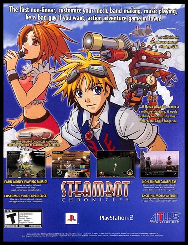 2006 Steamboat Chronicles Video Game PRINT AD Atlus PS2 Anime Japanese ...