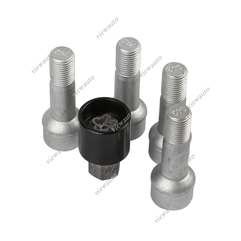 5x A0019901707 M14x1.5x45 Wheel Set Studs Lugs Long Safety Bolts For ...