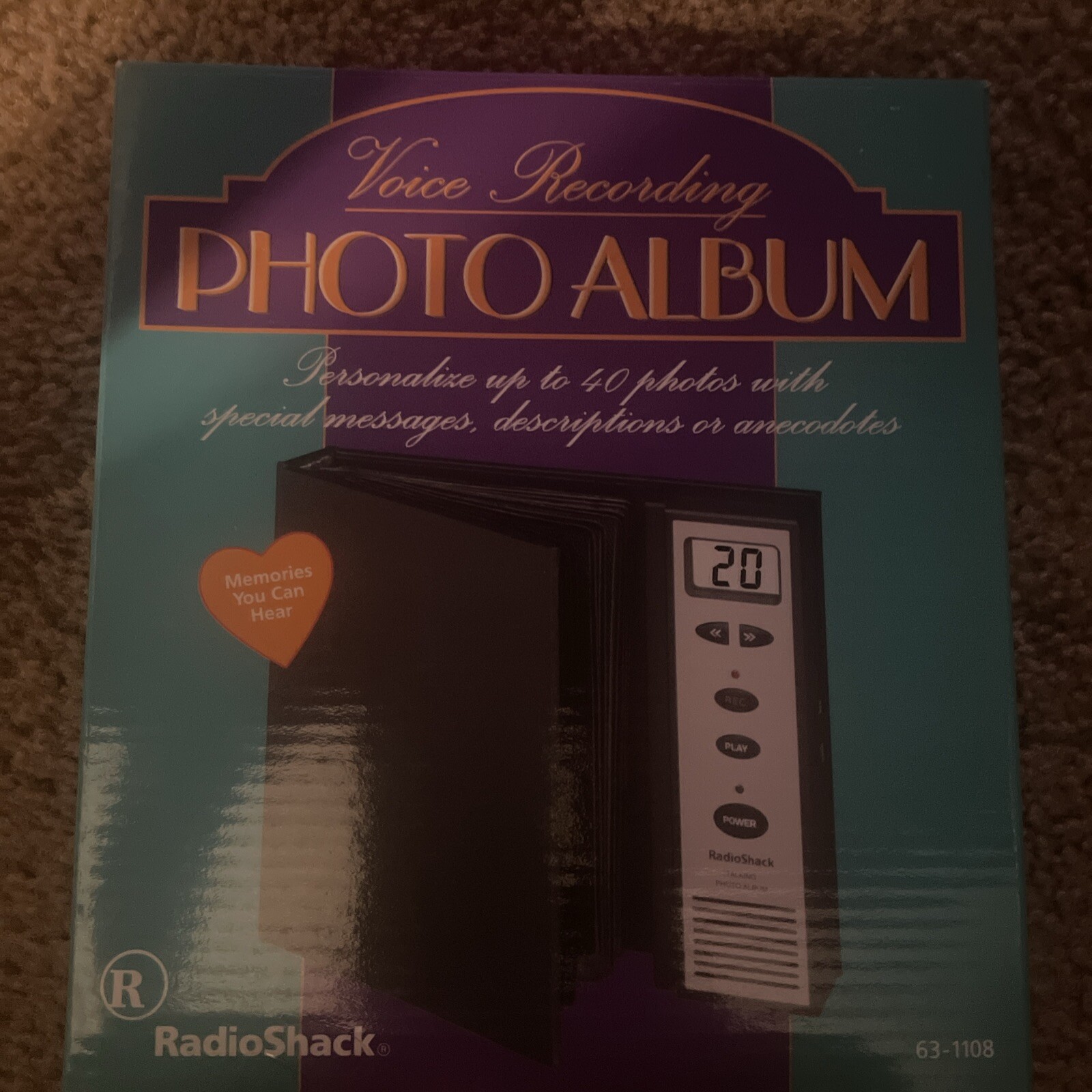 Radio Shack Voice Recording 40 page Photo Album (NIB) | eBay