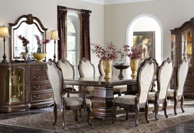 AICO by Michael Amini Bella Veneto 9PC dining room set | eBay