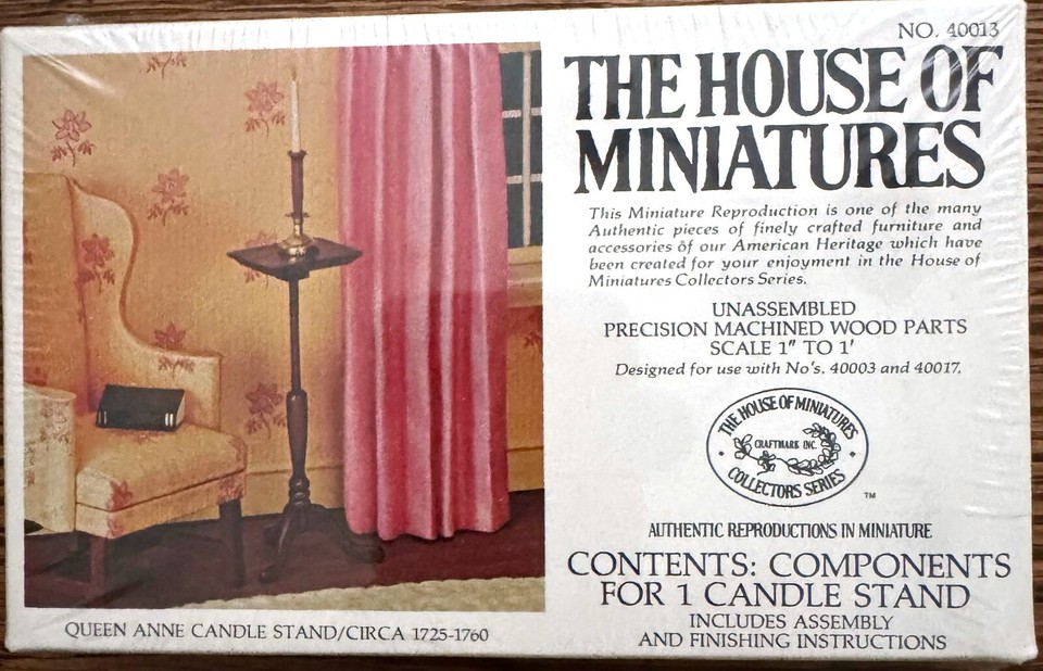 Various House Of Miniatures Collectors Kits - Authentic Miniature ...
