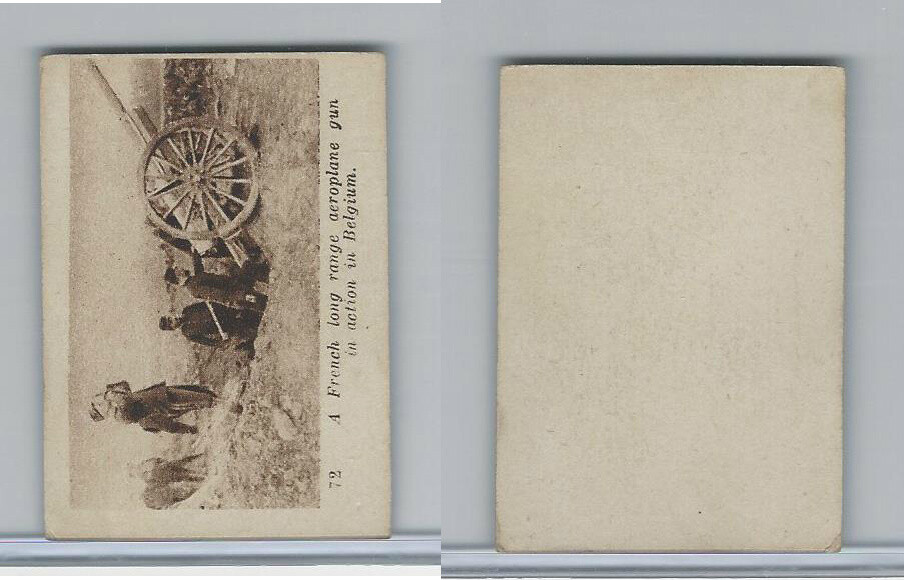 C98 Imperial Tobacco, World War I, 1916, #72 French Aeroplane Gun | eBay