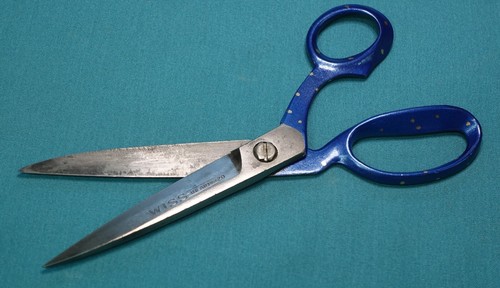 Vintage WISS 10" Inlaid Shears Scissors No. 20 Heavy Duty Crispy Sharp ...