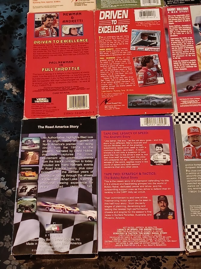 Indy Racing Car - Vintage VHS Video Collection - CART IRL Indy ...