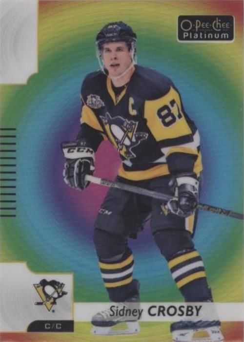 2017-18 O-Pee-Chee Platinum - Sidney Crosby #1 Rainbow Color Wheel for ...