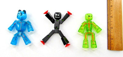 Stikbot Lot Of 3 Stop Motion Animation Stickbots Stick Bot Figures ...