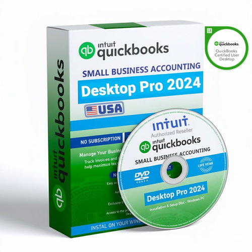 Intuit QuickBooks Desktop Pro 2024 | 3-User Perpetual License | FULL ...