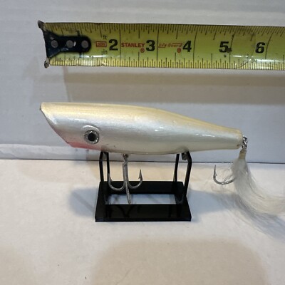 Custom Wood Popper Plug Surf Fishing Lure Striped Bass Striper (03) | eBay