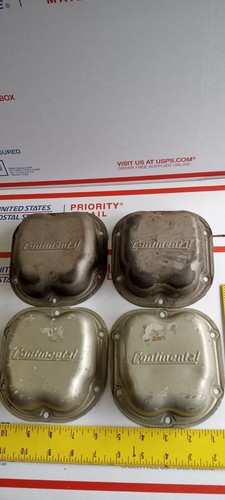 Vintage Used Set Of 4 Continental A65/75/85 Valve Rocker Arm Covers ...