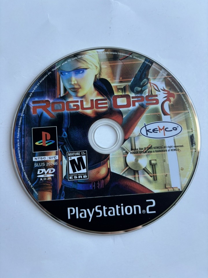 Rogue Ops (Sony PlayStation 2 PS2, 2003) Complete w/Manual CIB TESTED ...