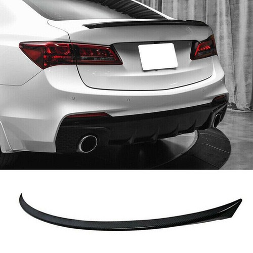 For 2015-2020 Acura TLX Carbon fiber style Rear Tail Trunk Spoiler Wing ...