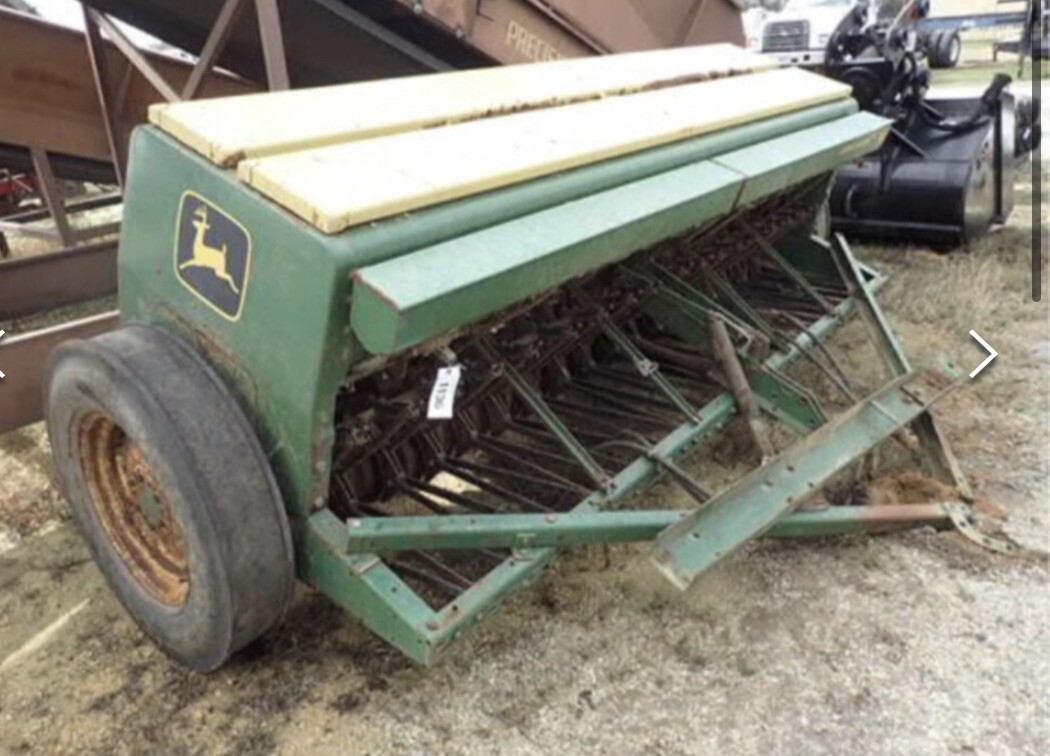 John Deere 8350 13 Foot Grain Drill Double Disk Small Seed Box | eBay