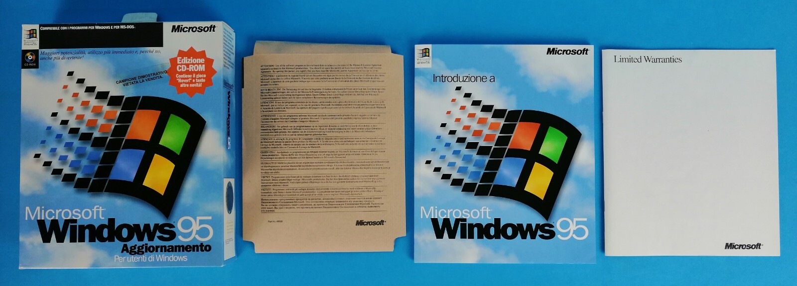 Windows 95 - Update - IN Italian - Software - (Bag Floppy Sealed) | eBay
