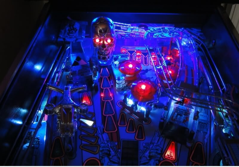 Twilight Zone Terminator 2 Addams Family Pinball Playfield Light Mod | eBay