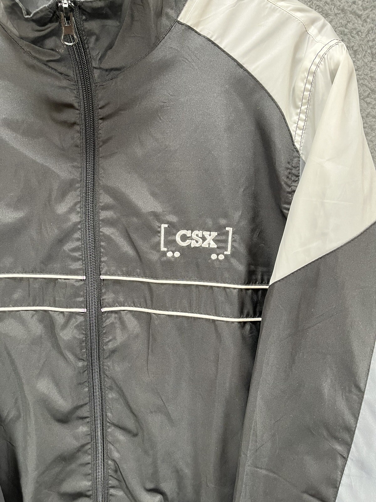 CSX Railroad Dunbrooke Work Jacket Coat Windbreaker S… - Gem
