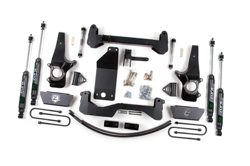 Zone Offroad 6" Suspension Lift Kit with Nitro Shocks fits 97-03 Ford ...