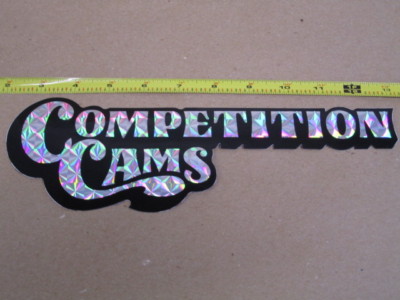 Original 80's Comp Cams 11" PRIZM DECAL Nascar Indy | eBay