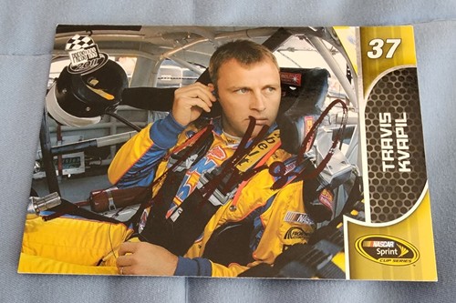 TRAVIS KVAPIL **AUTOGRAPHED** 2011 #37 LONG JOHN SILVERS PRESS PASS ...