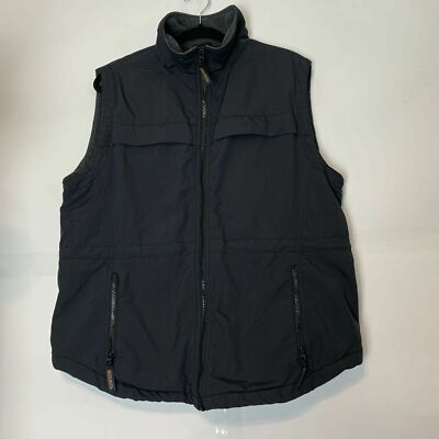 Woolrich Black Polyester Vest Mens L | eBay