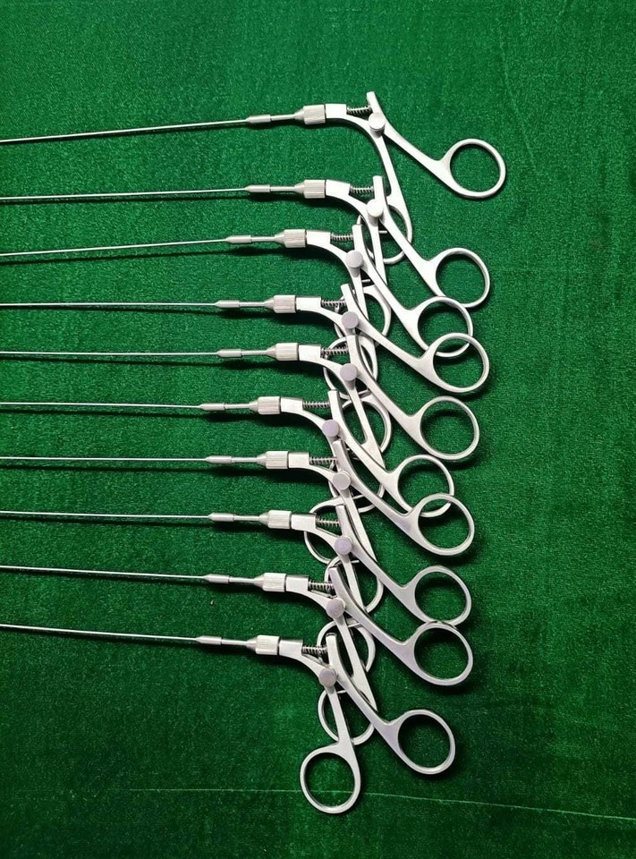 10pc Hysteroscopic Semi Rigid Scissor/Alligator 5FR 40cm surgical ...