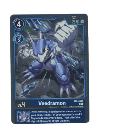 Digimon Card Game Veedramon ST8-05 Rare Starter Deck 08 Ulforce ...