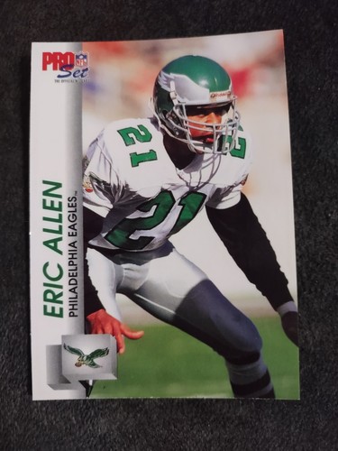 1992 Pro Set #608 Eric Allen - Philadelphia Eagles Football Card | eBay