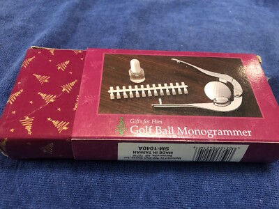 GOLF BALL MONOGRAMMER PERSONALIZER WITH YOUR INITALS | eBay
