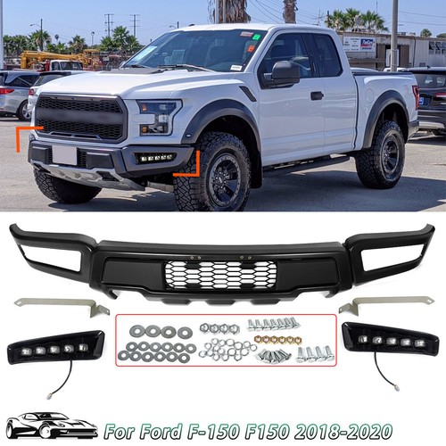 Raptor Style W/LED Lights For 2018-2020 Ford F150 F-150 Steel Front ...