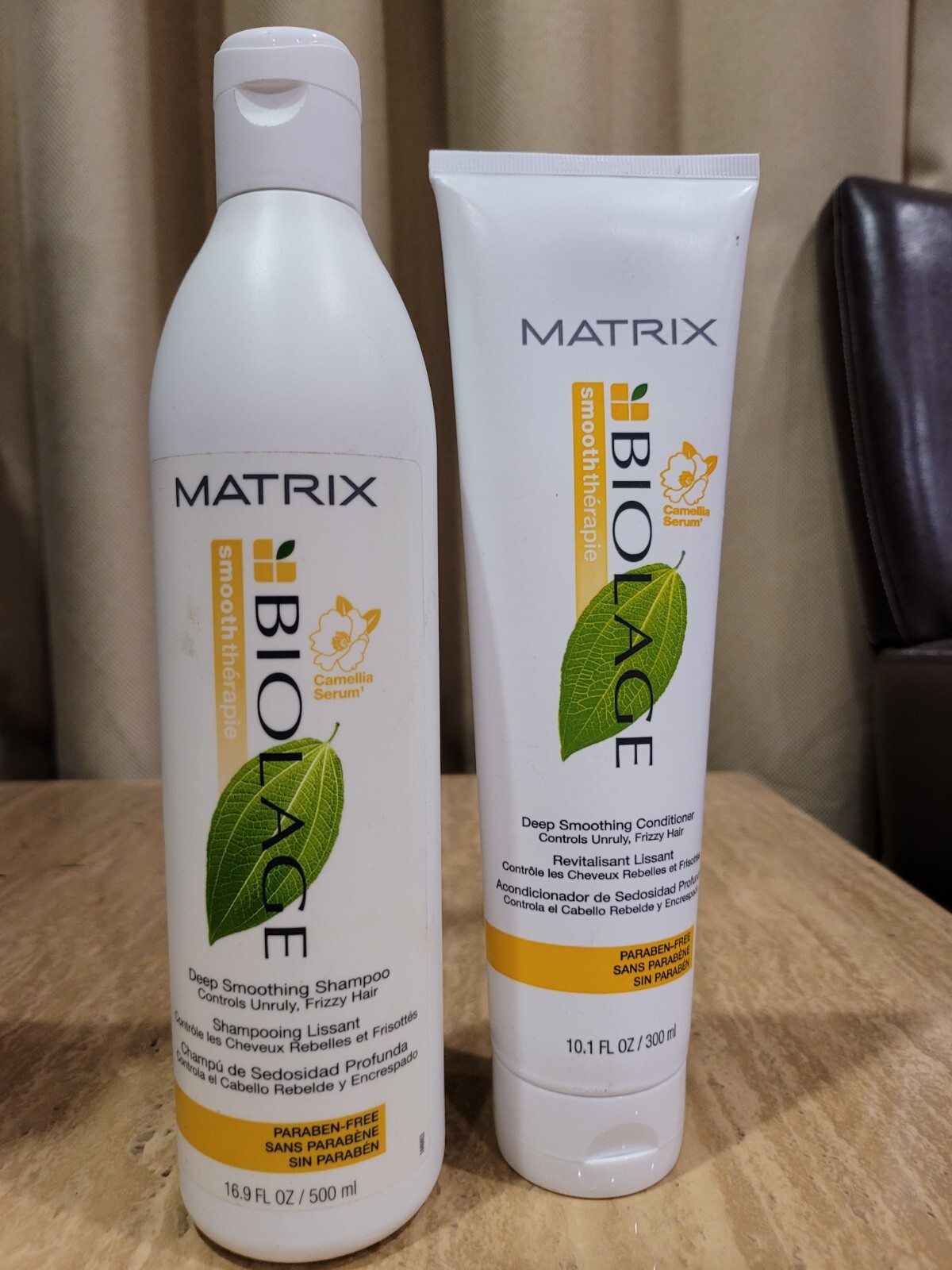 Matrix Smooth Therapie Deep Smoothing Shampoo 16.9 OZ Conditioner 10.1 ...