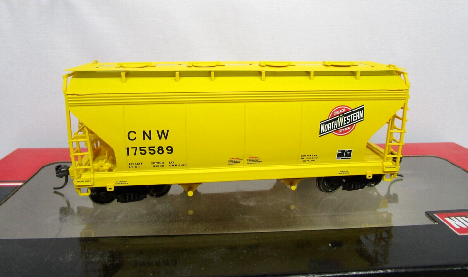 Intermountain HO Scale CNW Chicago North Western ACF 2 Bay Covered ...